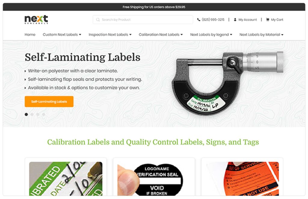 QC Labels - Nextgen Label Website Case Study | BitCot