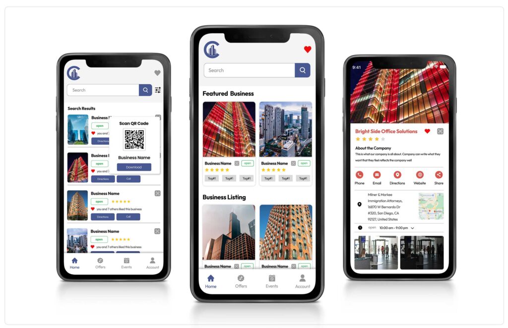 Chamber of Commerce iOS App developed by BitCot