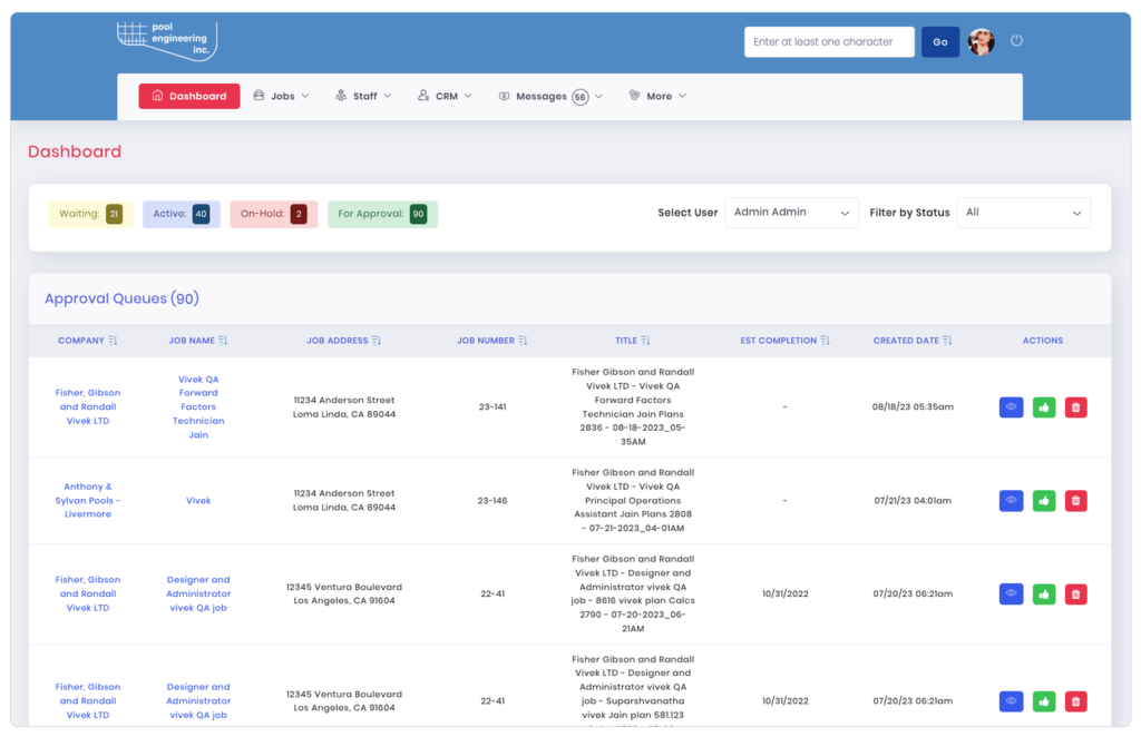 Pool Engineering - JobLog Web App Development Case Study