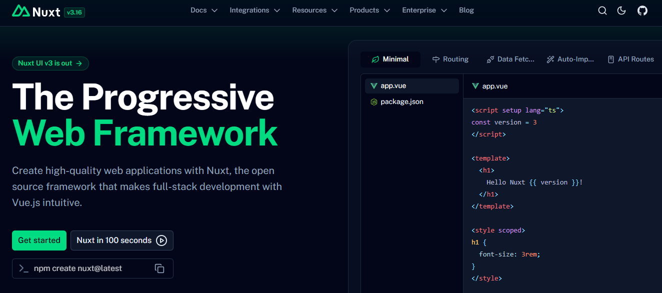 Top 10 Web Application Development Frameworks in 2025