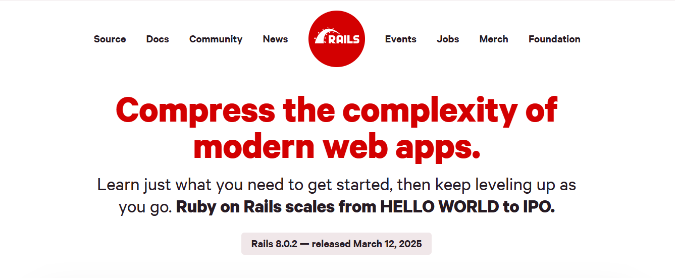 Top 10 Web Application Development Frameworks in 2025