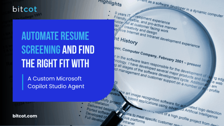 Automate Resume Screening and Find the Right Fit with a Custom Microsoft Copilot Studio Agent ...
